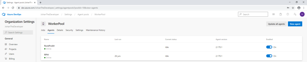 How To Run A Azure Pipeline Agent In Docker Container On A Raspberry Pi Johan The Developer 5880